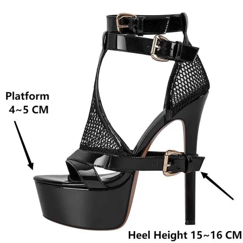 Jacky Strappy High Heels – OneStepForth